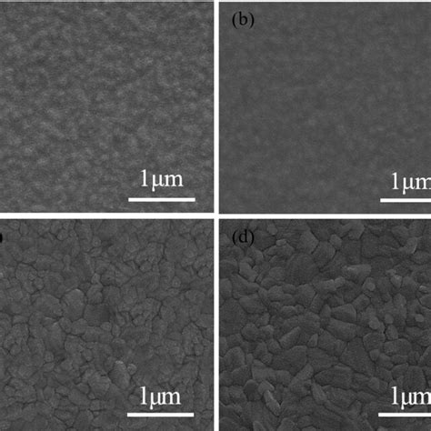 Top View SEM Images Of A Compact TiO2 And B SiOxcoated TiO2 Layer Download Scientific
