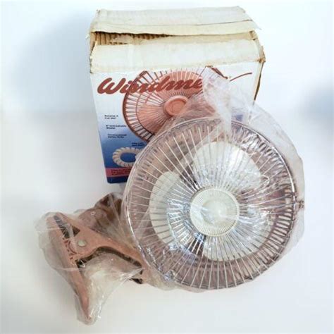 Vintage Windmere Fan Pink 6 Clip On Model Number Nr Cfm 539 Nos