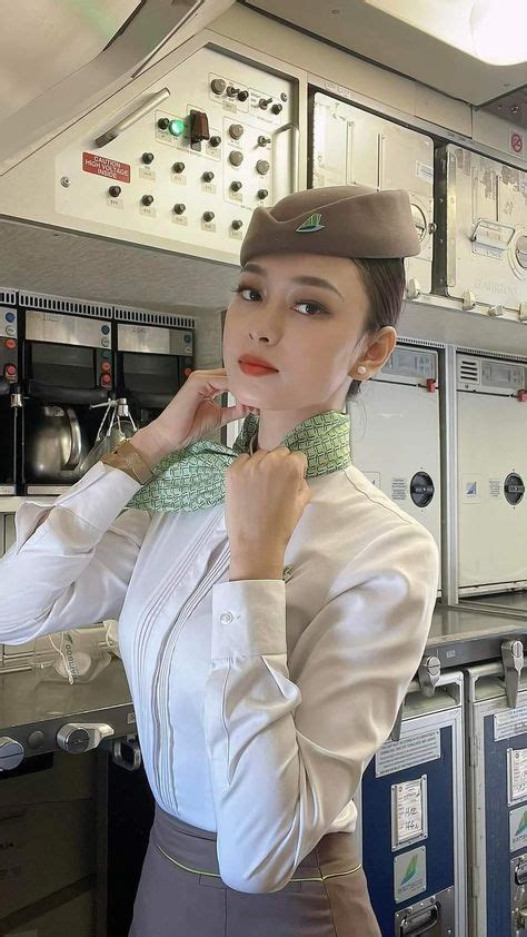 Flugbegleiter Frau Business Portrait