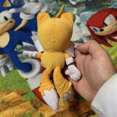 Sonic The Hedgehog Classic Tails Plush Toy Doll Jazwares 2014 7 Sega