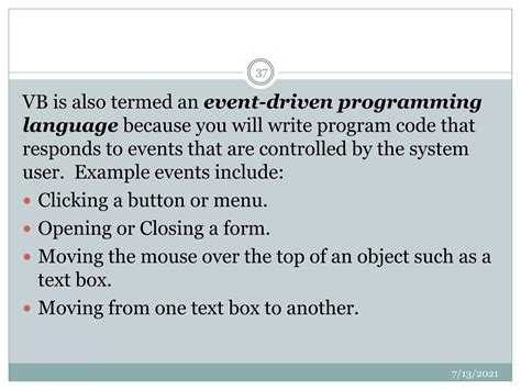 Visual Programming Lecture Ppt