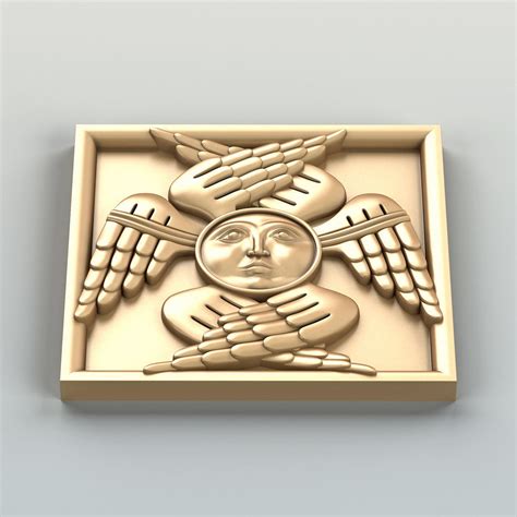 Square Rosette 023 3d Model Cgtrader