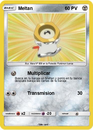 Pokémon Meltan 132 132 Multiplicar Mi Carta Pokémon