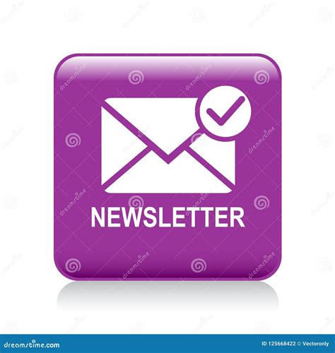 newsletter mail icon button stock illustration illustration of icons