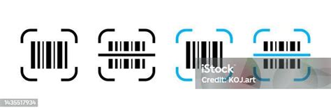 바코드 스캔 아이콘 벡터 아이콘 세트 바코드 기호 디지털 스캐닝 바코드 그림 바코드에 대한 스톡 벡터 아트 및 기타 이미지 바코드 아이콘 바코드 스캐너 Istock