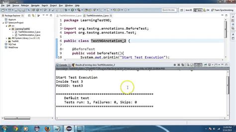 Testng Annotations Youtube