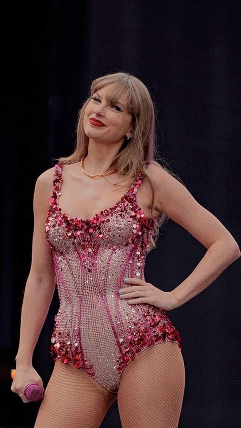 Taylor Swift Tour Outfits Lover Taylor In Pink Dress Lover Taylor