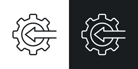 Integration Icon Set Tech Integrate System Logo Vector Image