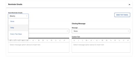 Configuring Custom Email Settings Watermark