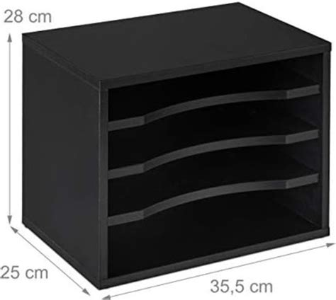 Bureau Organizer Brievenbak Bureau Organizer Desk Organizeer Zwart