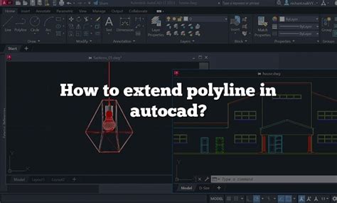 How To Extend Polyline In Autocad
