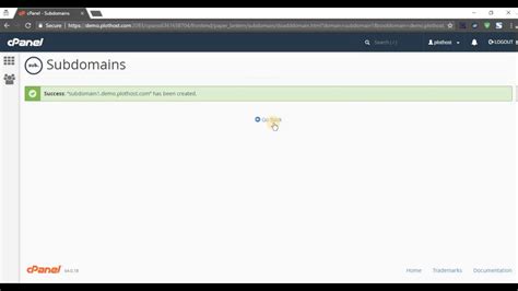 How To Createdelete Subdomains In Cpanel Youtube