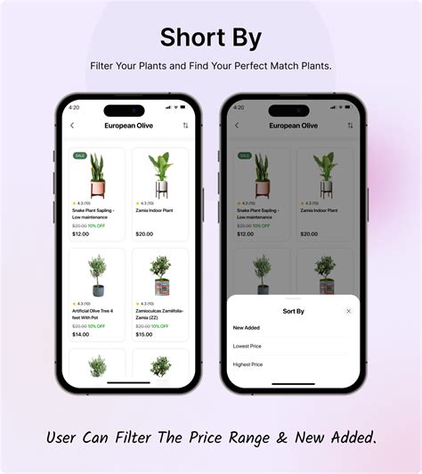 Seed Plants App Online Plant Store Flutter X Android Ios