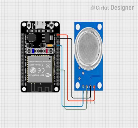 Esp32 With An Mq 135 Gas Sensor