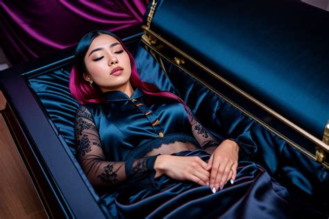 0 Sleeping Beauty Corpse Funeral Coffin Pose Sat By Huatkuay On