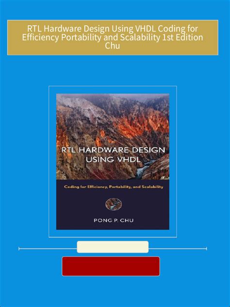 Download Complete Rtl Hardware Design Using Vhdl Coding For Efficiency