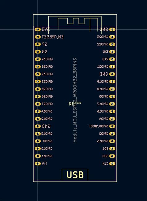 Esp Wroom 32 Module 38 Pins Kicad 7 Digitaal Domoticx Esp Wroom 32 Module 38 Pins Kicad 7 Digitaal Domoticx