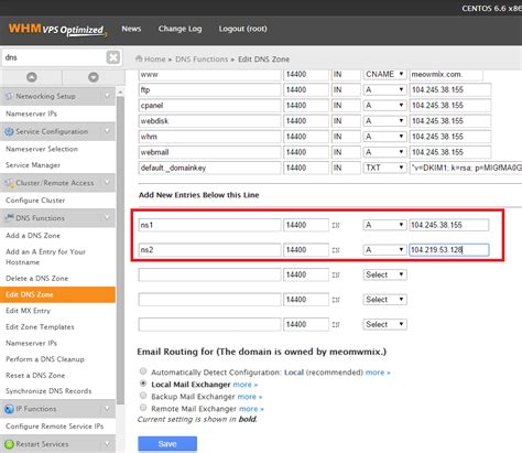How To Set Up Nameservers Via Cpanel And Whm Atlanticnet