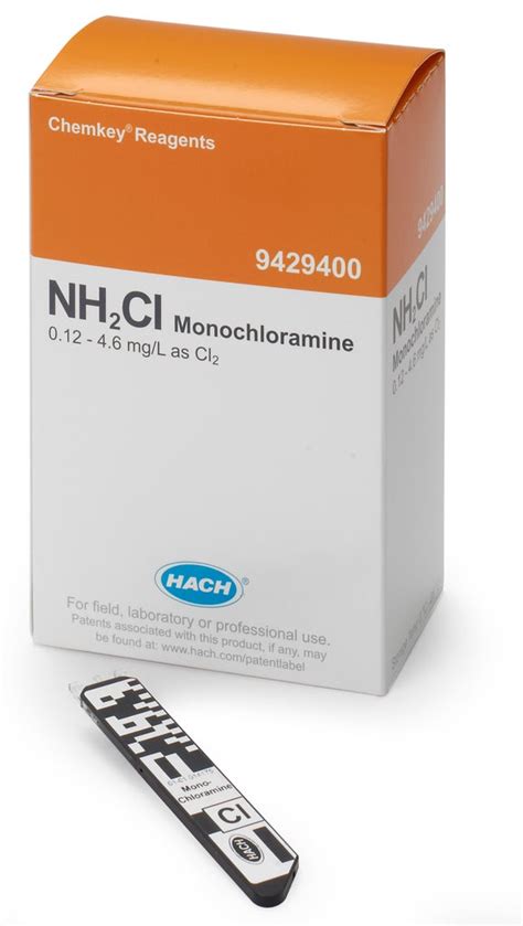 Monochloramine Chemkey Reagents Box Of 25 Hach Uk