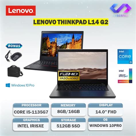Jual Laptop Lenovo Thinkpad L G Core I G Ram Gb Gb Ssd Vga Intel Irisxe Inci