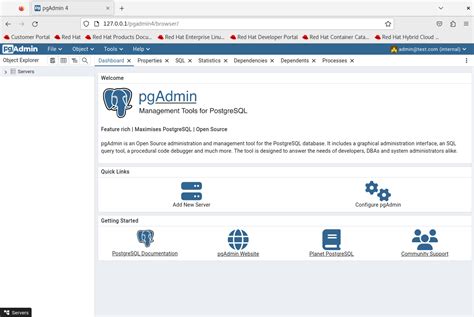 install pgadmin on rhel 8 snowdba