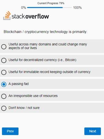Take The Stack Overflow Survey 2019