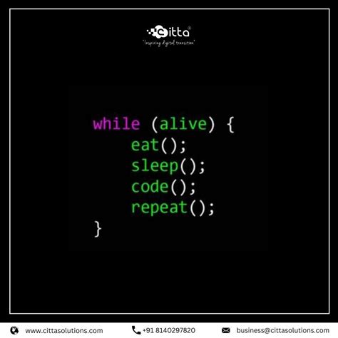 Citta On Linkedin Codelife Developermindset Techdriven Cittait Softwaredevelopment