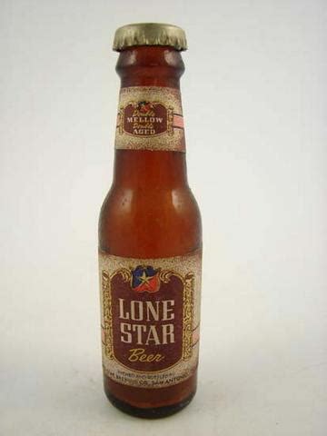 Vintage Lone Star Beer San Antonio Mini Beer Bottle Old 25884781