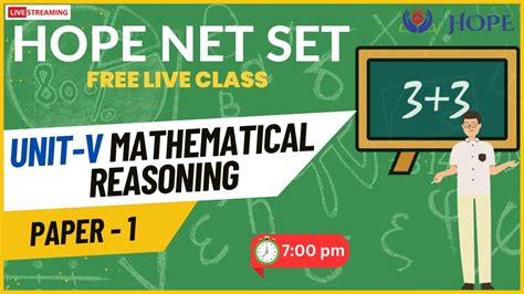 Mathematical Reasoning Class Ugc Net Paper 1 In Bengali Hope Youtube