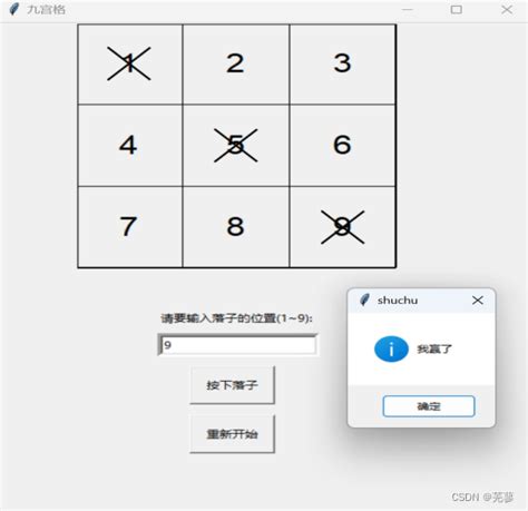 Python——井字棋游戏——代码（全）python井字棋 Csdn博客