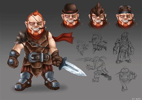 Merc Dwarf Character Concept By De Prime On Deviantart