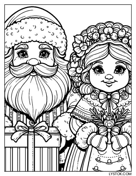 8 Безплатни за Печат Дядо Коледа Картинки за Оцветяване за Възрастни и Деца Pdf