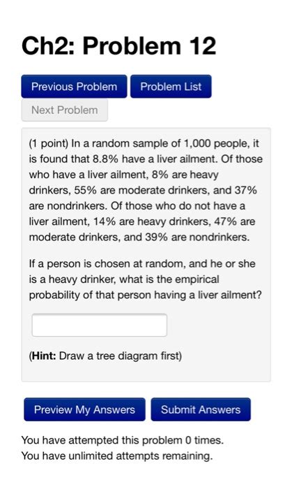 Solved Ch2 Problem 12 Previous Problem Problem List Next