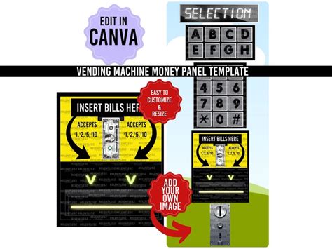 Vending Machine Template Vending Machine Money Panel Template Payment