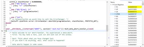 Mcu Plus Sdk Am243x Abort Handler Usage Arm Based Microcontrollers Forum Arm Based