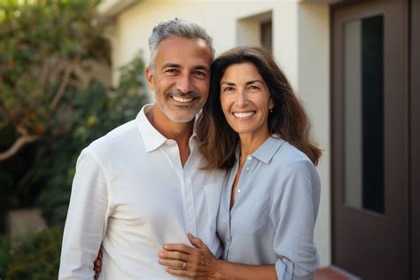 Middle Aged Hispanic Couple Smiling Together Free Photo Rawpixel