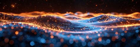 Experience The Vibrant Beauty Of Abstract Light Waves In This