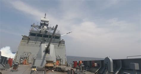 국산 해상 유도무기 총출동육해공 합동 훈련