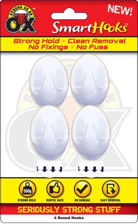 Sh06118 Hook Removable Round 4pk Williams Direct
