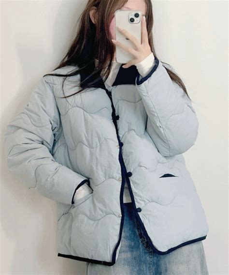 빅사이즈 오버핏 퀄팅 깔깔이 경량패딩 자켓 5color 에이블리