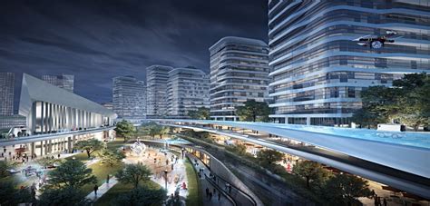 中国上海自贸区临港新片区“信息飞鱼”全球数字经济创新岛城市设计 城市设计更新、城市规划设计案例