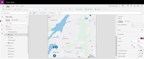 Power Apps Map Component Forward Forever