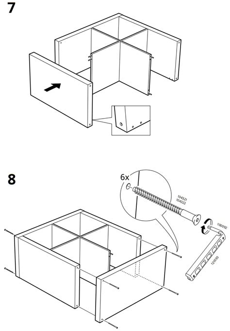 IKEA KALLAX Shelving Unit With Underframe Instruction Manual