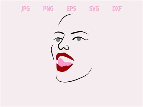 Sexy Girl Minimalistic Art Graphic By Scimmia Clipart Creative Fabrica
