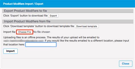 How To Import Export Product Modifiers Using Excel