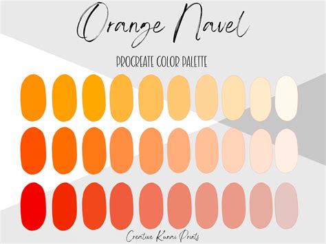 Rainbow Procreate Palette Kawaii Color Swatches Instant Download Procreate Palette Bundle Etsy