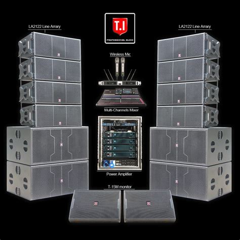 Double 12 Inch Line Array Speaker Professional DJ Nightclub Church Concert Sound System Two Way