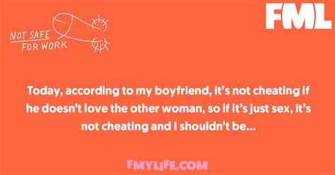 Intimacy Sex And Cheating Logic Fml