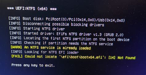 Could Not Locate Efi Boot Bootx64 Efi