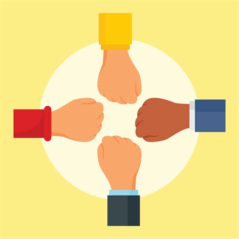 Team Building Concept Background Flat Style 14449161 Vector Art At Vecteezy